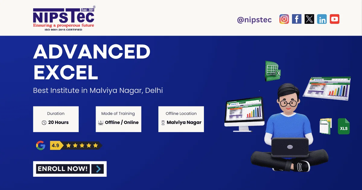 Best Advanced Excel Course in Delhi | NIPSTec